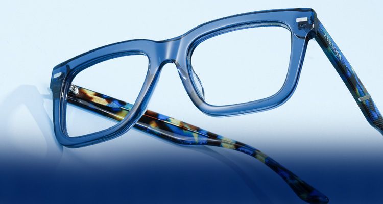 Blue Frames Glasses and Prescription Eyeglasses Online