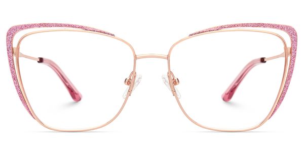 Pink Sparkly Glasses Frames -Lorenzen on Sale