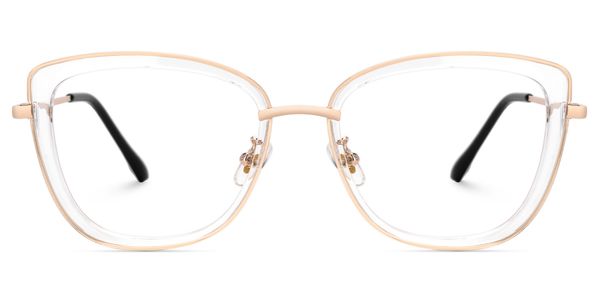 Clear Kaye Cateye Frame Eyeglasses | ZEELOOL UK