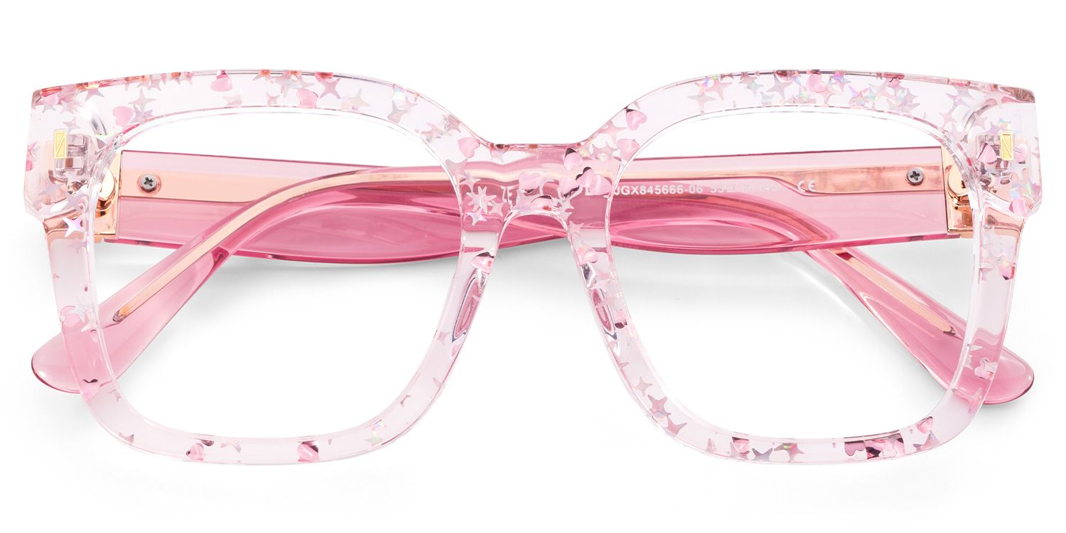 Designer Scicluna Glasses in Full-frame With Gillter Star