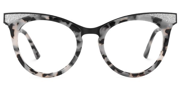 Jeanice Light-Tortoise Eyeglasses with Cateye Shape | ZEELOOL UK