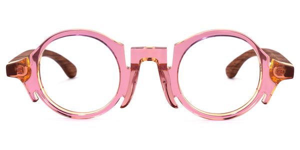Charlie Round Pink Glasses | ZEELOOL UK
