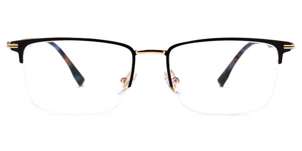 Simms Square Black Glasses | ZEELOOL UK