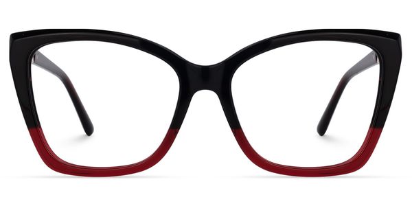 Latora Cateye Red Glasses | ZEELOOL UK