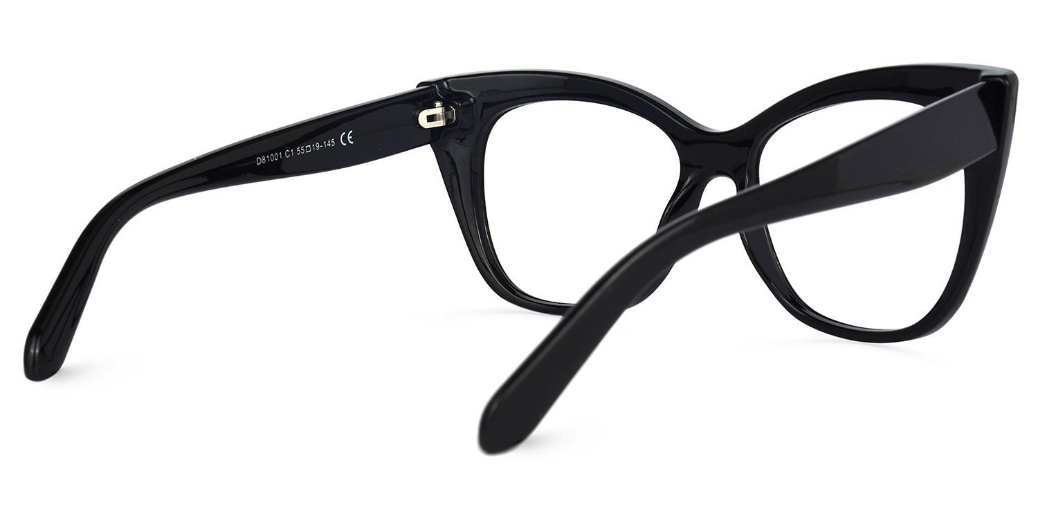 Pettit Cateye Black Glasses | ZEELOOL UK
