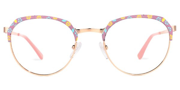 Deneal Oval Pink Glasses | ZEELOOL UK