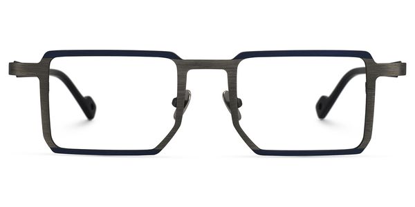 Sinclair Square Gray Glasses | ZEELOOL UK