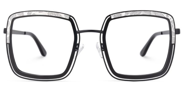 Polomsky Square Black Glasses | ZEELOOL UK